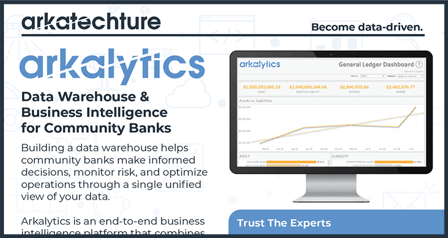 Data Warehouse & Analytics for Community Banks | Arkalytics