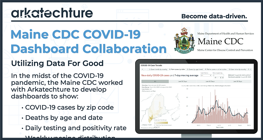 Using Data For Good: Maine CDC COVID-19 Dashboard Collaboration